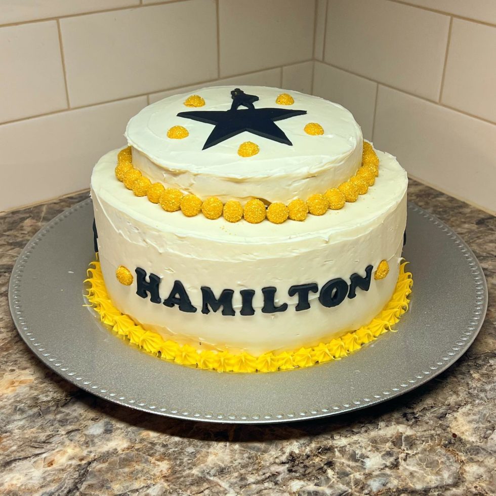 How to Make a Hamilton Inspired Birthday Cake - Koupon Karen