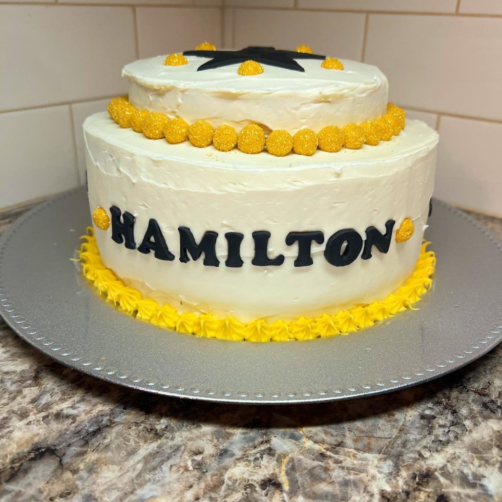 How to Make a Hamilton Inspired Birthday Cake - Koupon Karen