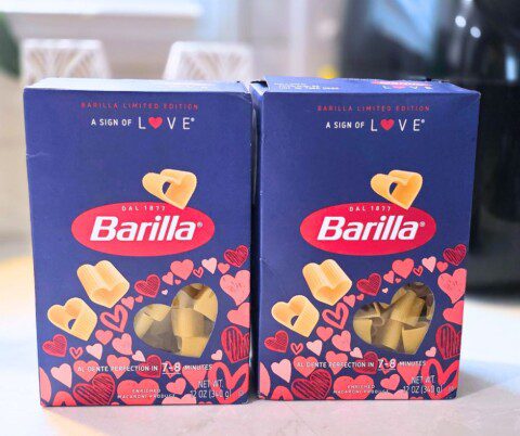 Barilla Limited Edition Heart Pasta and Snowflake Pasta - Koupon Karen